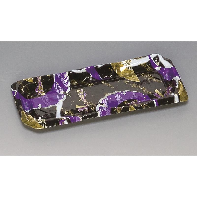 シャープな波型形状に加え、HIPS独自の光沢と深みのある色が売り場に寿司本来の持つ高級感を演出します。盛り付け目安線を付け、にぎり寿司が転びやすい2か所に自然な膨らみをつけたことで振動によるにぎり寿司の転びを低減します。またイージーオープン...