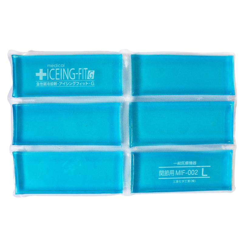 急性期における冷却と圧迫に最適。床付き感の無いこんにゃく状のゲルを使用。使用用途として整形外科の術後の冷却、捻挫・打撲・関節痛の消炎鎮痛等になります。サイズ：330×220mm材質：ナイロンポリエチレン重量：800g品番：MIF-002商品...