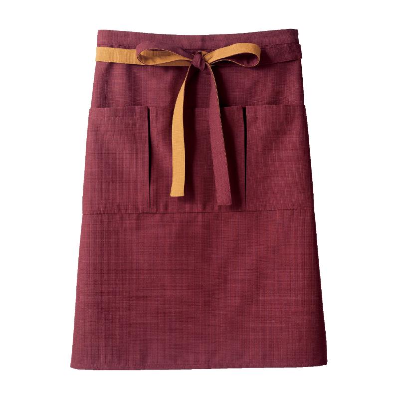 住商モンブランの和装エプロン前掛。腰下タイプ、制電機能を付与、和装の作務衣との組み合わせやスタンダードな腰下エプロンとして。サイズ：F材質：スラブブッチャー(ポリエステル90％、綿10％)機能：制電商品コード00764851メーカー名住商モ...