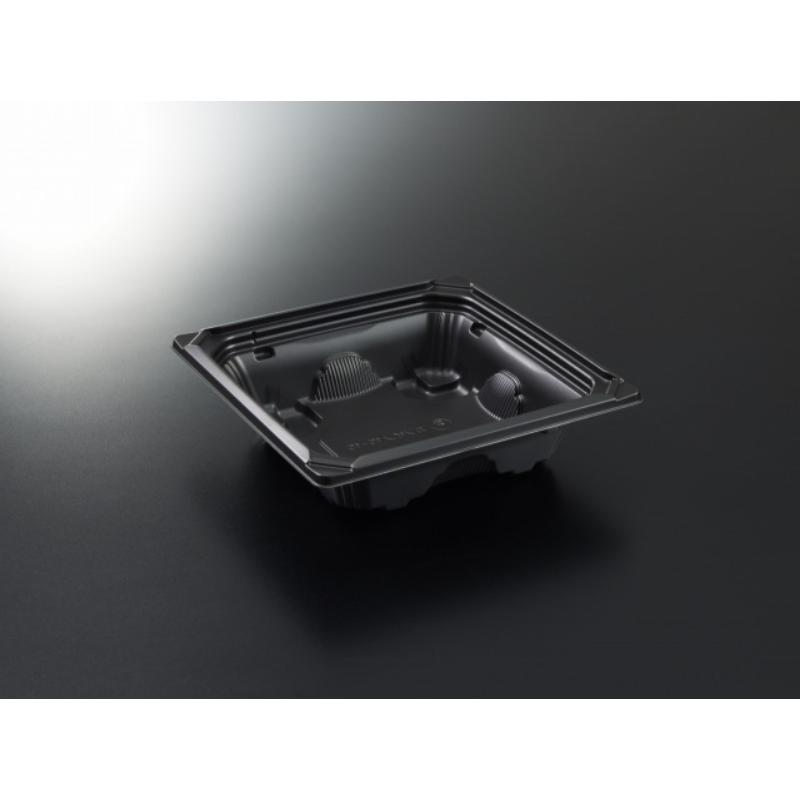 簡単に閉められる蓋とクレート効率サイズで作業効率が上がります。新しい水滴漏れ防止とボリューム感をより出せる設計で出来立てを安心して提供できます。サイズ：146×146×40mm材質：CT重量：10g品番：31435商品コード00772350...