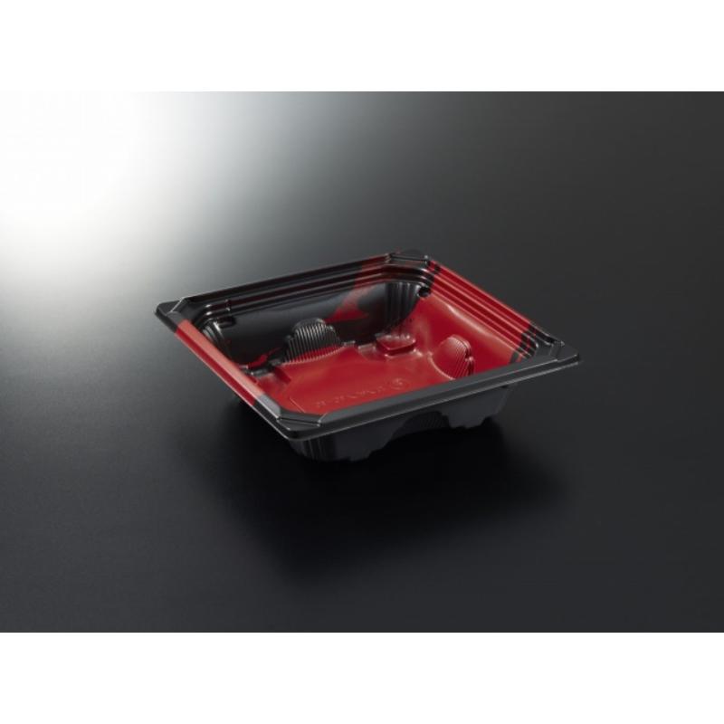 簡単に閉められる蓋とクレート効率サイズで作業効率が上がります。新しい水滴漏れ防止とボリューム感をより出せる設計で出来立てを安心して提供できます。サイズ：146×146×40mm材質：CT重量：9.9g品番：31625商品コード0077235...