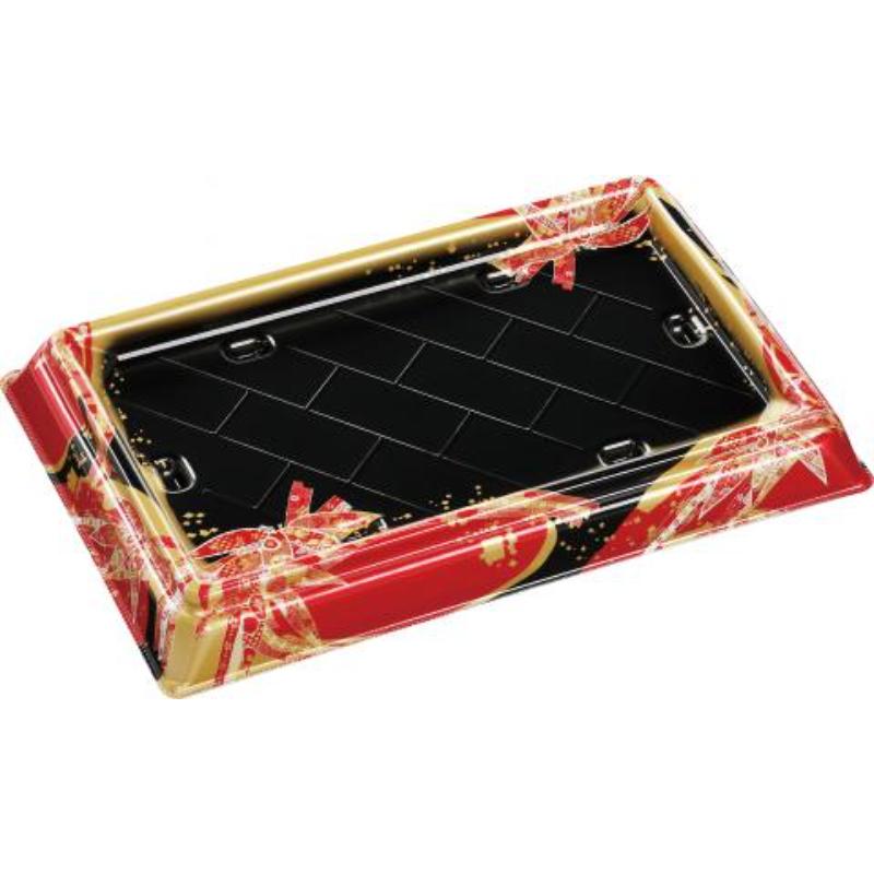 大人気の祝賀桶がPSP低発泡で新登場！軽量で嵩張らない新開発素材です。発泡容器で滑りづらく、割れにくい容器です。※蓋は別売りです。サイズ：308×200×35mm材質：PSP重量：16.7g原産国／製造国：日本メーカーシリーズ：祝賀桶PT商...