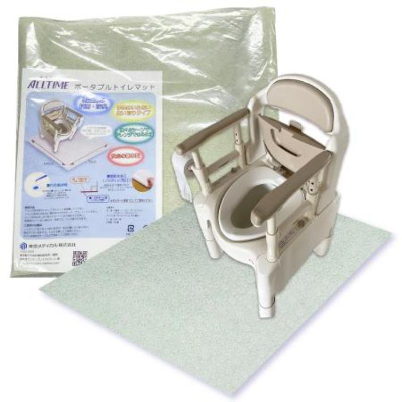 便器回りの床汚れの清掃負担を軽減するポータブルトイレ用マット。吸水性に優れたレーヨン素材で、便器よりこぼれた尿をしっかりキャッチ。裏面防水加工で裏面に汚れが広がらない。ノンスリップ加工で滑りにくい仕上がり。ポータブルトイレ回りの床清掃の負担...