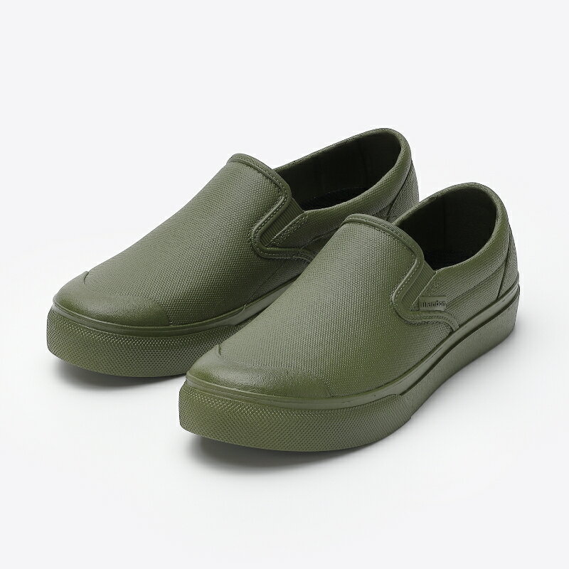 防水スリッポンシューズ。耐油、帯電防止機能も搭載。丸洗い可能なのでいつでも清潔に使用可能。クッション性にも優れているので低コスト多機能シューズとして様々な場面で活躍するシューズ。サイズ：23.0cm(340×285×110mm)材質：PVC...