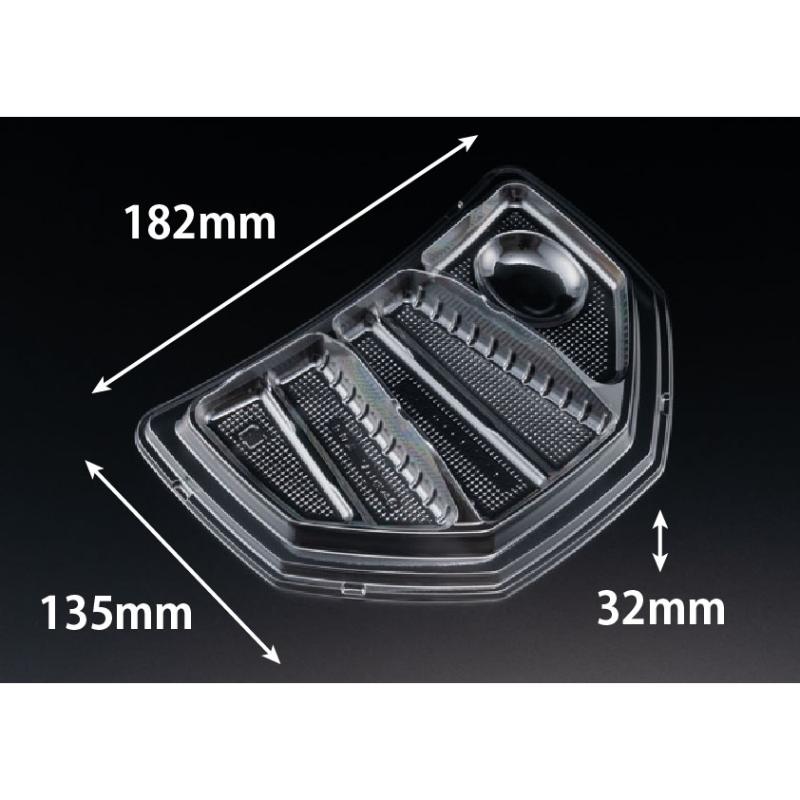 売場で際立つハチカクプレート形状！中華系冷し麺特化容器。冷し麺に。環境対応素材。本体、フタ別売り。サイズ：182×135×32mm材質：バイオPET重量：6.4g原産国／製造国：日本商品コード00806765メーカー名リスパックサイズ182...