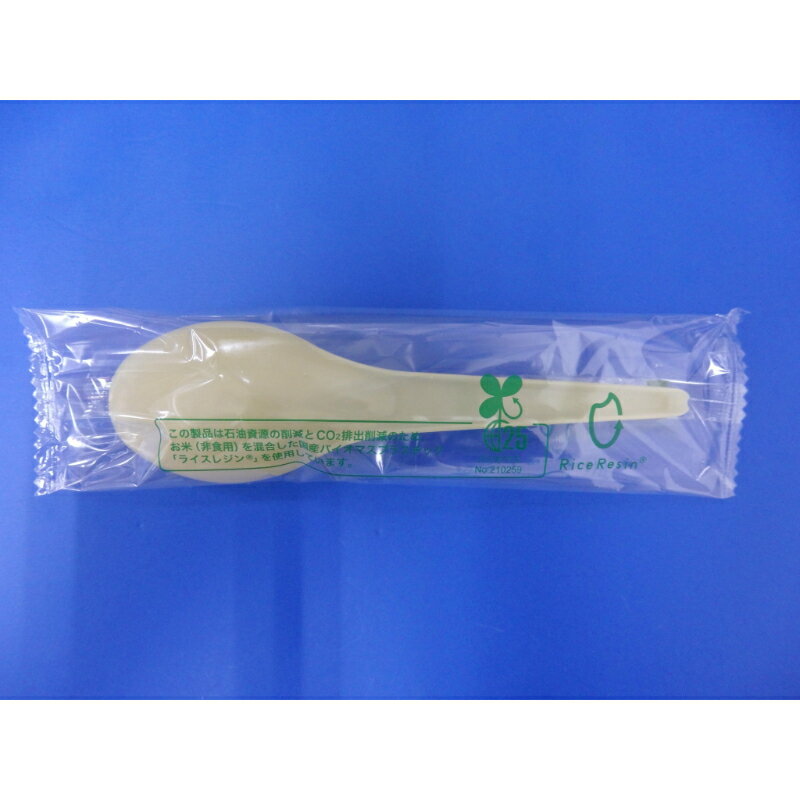 国産のお米(非食用)を使用、従来同等の強度、折れにくい安全性、耐熱用途のクリア(耐熱温度：120℃)日本発新テクノロジー、ライスレジン(お米/非食用米)を使用した国産バイオマスプラスチック製品。ライスレジン原料25％配合。サイズ：140×3...