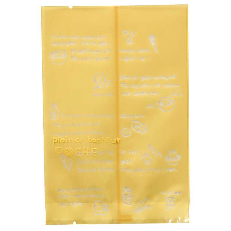 裏面にお菓子をイメージしたイラストがデザインされた、かわいらしい脱酸素剤対応の個包装袋です。サイズ：150×100mm材質：KOP/LLDPE重量：2g原産国／製造国：日本商品コード00800569メーカー名ヤマニパッケージサイズ150×1...