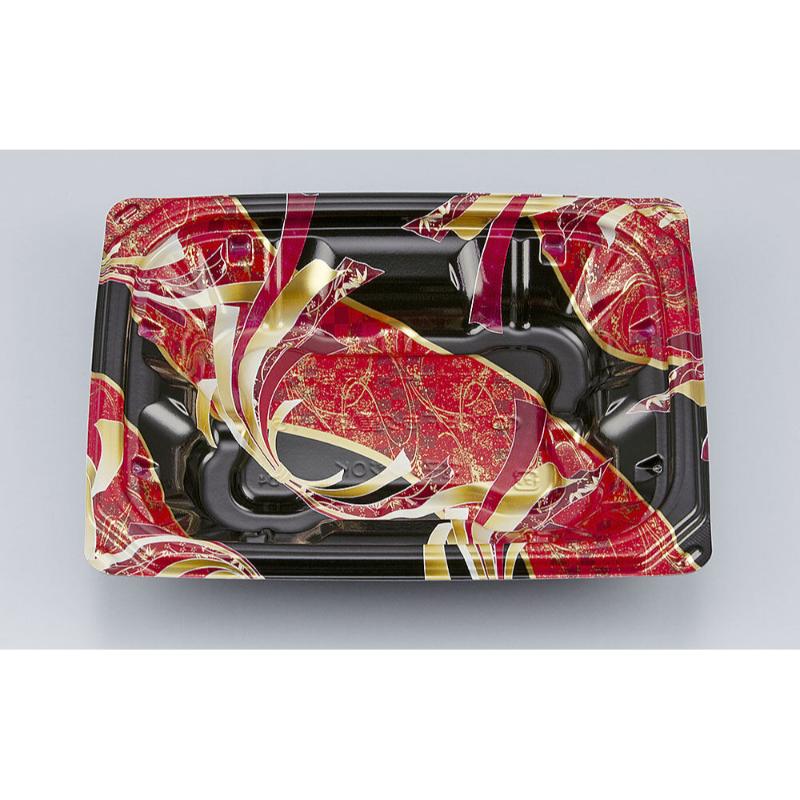 バイオ素材を配合し、底絞り形状の浅い本体と高い蓋でボリューム感を演出し、具材のインパクトを高める角丼容器。※蓋は別売り。サイズ：199×159×32mm材質：バイオBF重量：11g容量：320ml原産国／製造国：日本商品コード0080685...