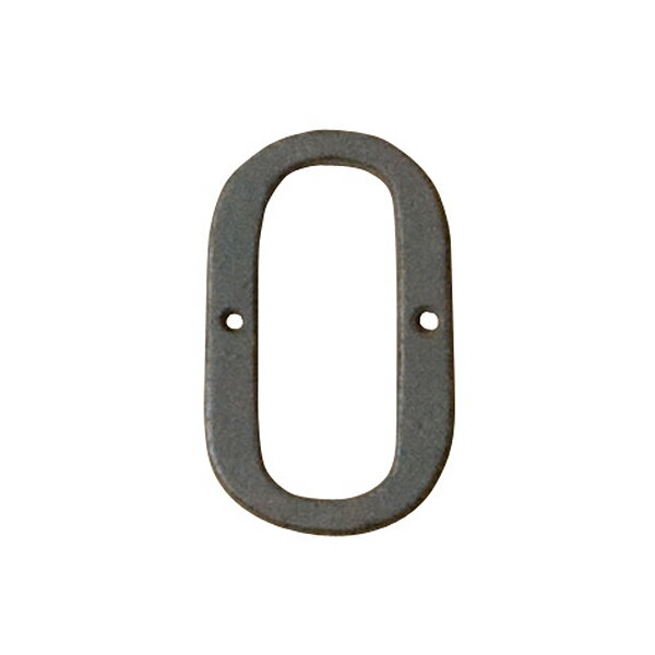 アンティーク調で趣のあるオールドな雰囲気の切文字です。ビス穴があいていますので壁面や木製ボード等の設置も簡単です。※ビスは別途ご用意ください。※高温多湿の場所で使用するとサビが発生する可能性があります。サイズ：80×50×5mm、[ネジ穴]...