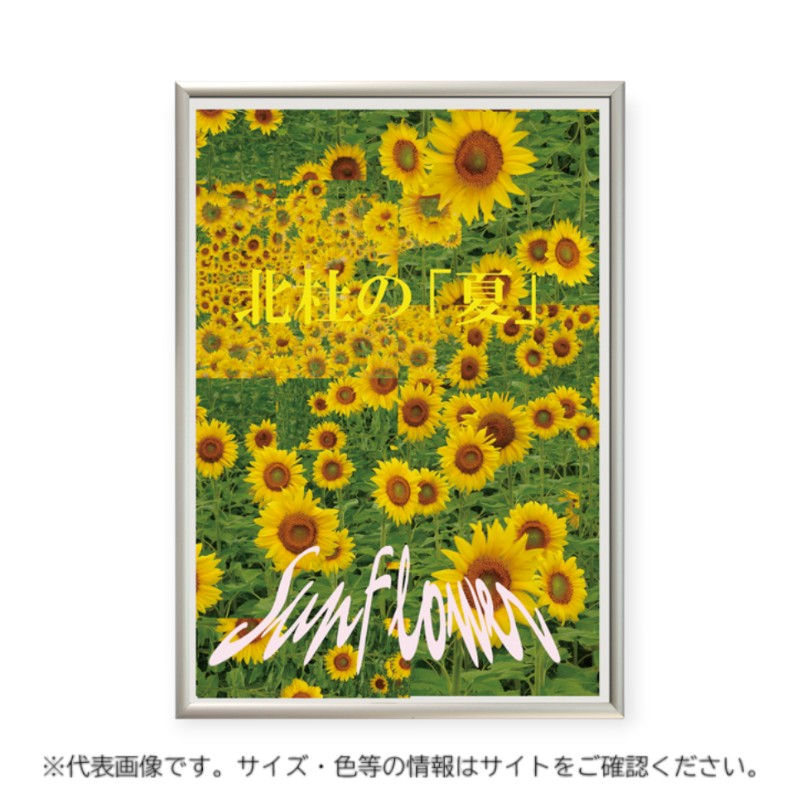 前面四方開閉式で、裏面四方ストッパー付です。※屋内仕様です。サイズ：B3サイズ、519×368mm、[有効表示面]35.2×50.3cm材質：[フレーム]アルミ、[背板]ダンボール材、[透明板]PET材t0.6mm重量：540g原産国／製造...