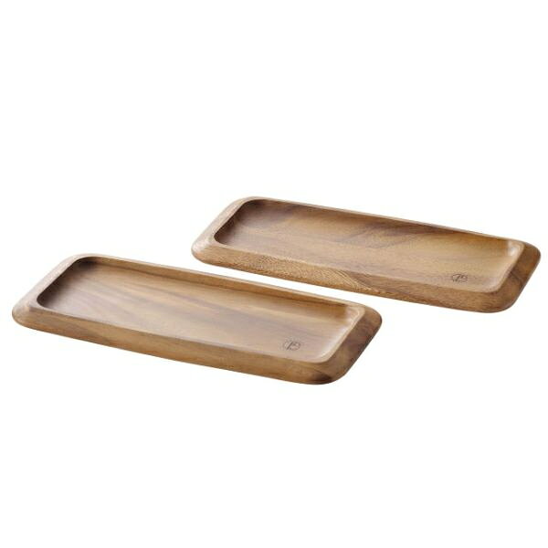 KEVNHAUN カフェトレイ＆ロングカッティングボード S (2枚セット)。一枚二役。一枚に2つの機能を持った多機能ボード。食洗器使用不可です。ご注意下さい。サイズ：300×150×20mm材質：アカシア重量：約536g商品コード0082...