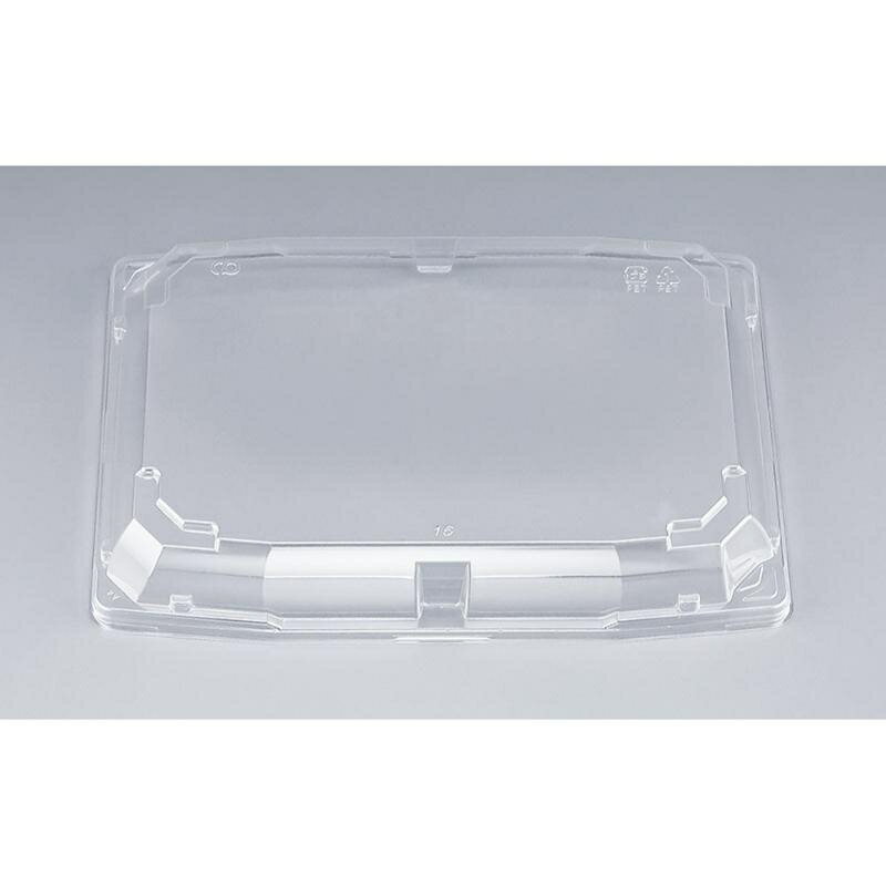 カチッとはまる嵌合(かんごう)タイプ。※蓋のみ、本体は別売りです。サイズ：237×167×24mm材質：APET重量：16g原産国／製造国：日本商品コード00823102メーカー名シーピー化成サイズ237×167×24mm材質APET重量1...