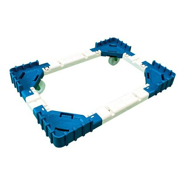 本体がオール樹脂製のため軽量で持ち運びが容易です。ボルトレス機構を採用し、工具不要で組立も簡単です。均等耐荷重：150kg。サイズ：[枠内寸法(mm)]長さ53.4×幅37cm、[キャスター]径7.5cm材質：[本体]再生PP樹、[キャスタ...