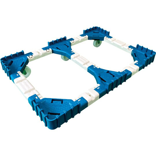 本体がオール樹脂製のため軽量で持ち運びが容易です。ボルトレス機構を採用し、工具不要で組立も簡単です。均等耐荷重：250kg。サイズ：[枠内寸法(mm)]長さ65.4×幅44.4cm、[キャスター]径7.5cm材質：[本体]再生PP樹、[キャ...