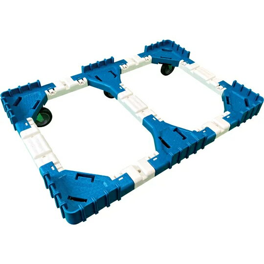 本体がオール樹脂製のため軽量で持ち運びが容易です。ボルトレス機構を採用し、工具不要で組立も簡単です。均等耐荷重：150kg。サイズ：[枠内寸法(mm)]長さ65.4×幅44.4cm、[キャスター]径7.5cm材質：[本体]再生PP樹、[キャ...