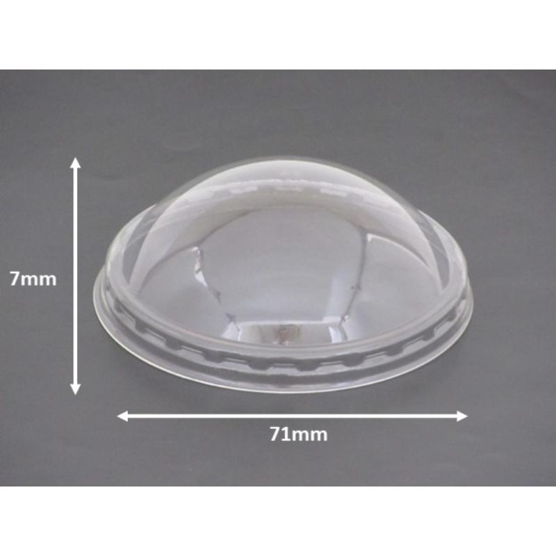 直径71mmの本体に対応した蓋。ロースタックで、重ねても高さが出ないから、保管も楽々。※本体は別売りです。サイズ：φ71×7mm材質：バイオPET重量：1.2g原産国／製造国：日本商品コード00820113メーカー名リスパックサイズφ71×...