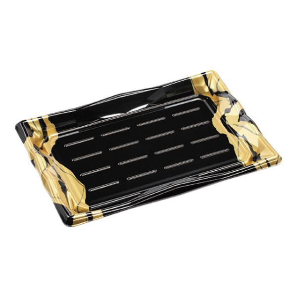 お刺身12点盛用。大型の鮮魚容器。刺身などに。※蓋は別売り。サイズ：350×240×35mm／材質：PSP／重量：17g商品コード00482029メーカー名エフピコ重量17.00g電子レンジ不可種別本体のみ対応蓋（別売）T-氷河35-24嵌...