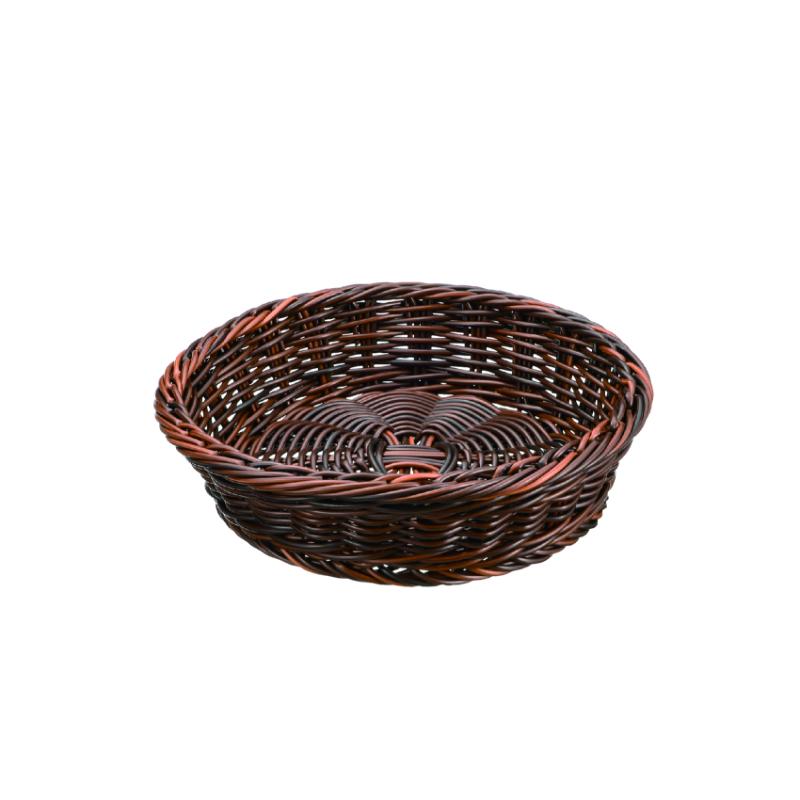 サイズ：φ250×H65mm材質：ポリプロピレン(ストロー材)商品コード00276059メーカー名トーダイ種別本体のみ関連商品(バラ)PPラタン RO-282-BRM エコ 丸バスケット 25 BM 1点・注意事項：モニターの発色によって色...