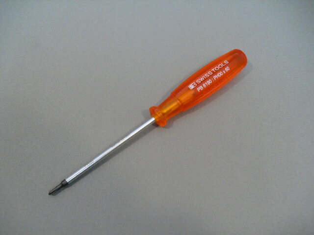 サイズ #00 適合ネジ M1-1.2 軸径 3mm 軸長 60mm 全長 120mm 質量 12g 「この商品はネコポスでの発送です」大きく溝のあるハンドル形状が確実なグリップを約束！ 水や油で濡れた手で使用しても滑らないように改善されて...