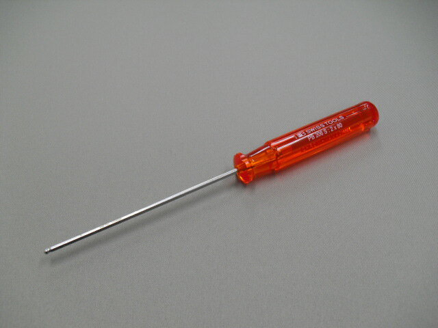 サイズ…2.0mm 適合キャップスクリュー…M2.5 適合セットスクリュー…M4 軸長…80mm 全長…155mm 質量…12g ●精密に作られたボールポイントで斜め30°の角度までネジを回すことが可能です。 ●硬度はHRC59と大変高く、...