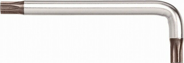 サイズ T6 適合ネジ M2 軸径 2.5φmm レンチハンドル内側長 52mm レンチキー内側長 15mm 質量 2g 「この商品はネコポスでの発送です」 他のサイズのへクスローブ(トルクス)レンチはこちら いじり止め付きへクスローブ(ト...