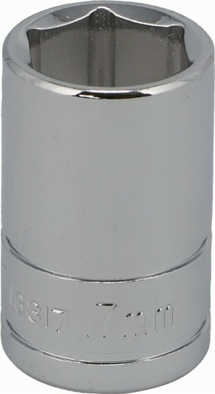 ●差込角(SQ)：1/2 ●サイズ(mm)：17 ●全長(L；mm)：38 ●先端部ソケット外径(D1；mm)：24 ●差込部ソケット外径(D2；mm)：24 ●ソケット深さ(T；mm)：15 ●ミラー仕上げのメッキが美しいスタンダードソケ...