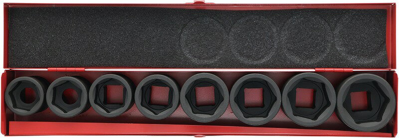 ●材質：クロームモリブデン ●差込角(SQ)：3/4 ●ケース入り。 セット内容/付属品：インパクトソケット：26・27・29・30・32・35・36・38mm (24166・24167・24169・24170・24172・24175・24...