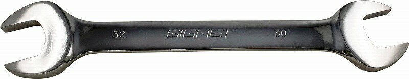 ●ミラー仕上げの美しいスタンダードスパナ。 ●サイズ(mm)：30X32 ●メガネ部幅(B1；mm)：62 ●メガネ部幅(B2；mm)：66 ●全長(L；mm)：310 ●メガネ部厚み(A1；mm)：12 ●メガネ部厚み(A2；mm)：12...