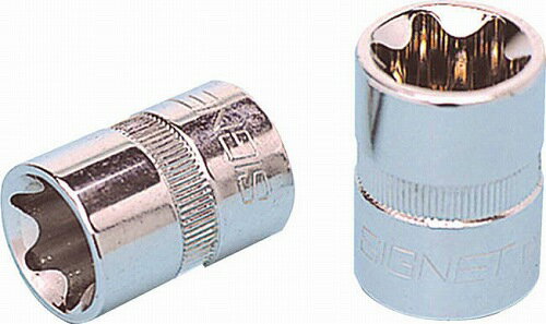 ●ミラー仕上げのメッキが美しいE型ヘクスローブソケット。 ●サイズ：E16 ●全長(L；mm)：28 ●内径寸法(mm)：14.76 ●対応ねじサイズ：M12 ●差込角(”DR)：3/8 ●ソケット外径(D1先端部；mm)：19 ●ソケット...