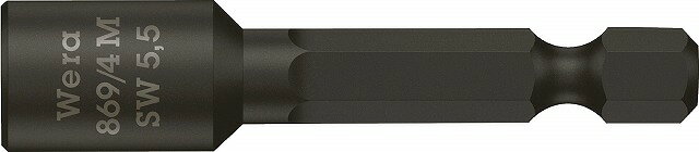 ●材質…合金鋼 ●六角シャンク…1/4” ●サイズ…5.5mm ●全長…50mm ●ソケット部外径…11mm ●六角軸長…28mm ●先端マグネット付 「この商品はネコポスでの発送です」 他のサイズのナットセッター＆セットはこちら◆ベラ社の...