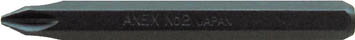 ●対辺8mm六角軸、片頭ビット対応です。●刃先:[[（+）]]No.2×80●全長(mm):80●適応本体:1900 「この商品はネコポスでの発送です」　