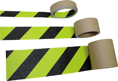 ●蛍光・ゼブラ模様のため色別判断がしやすく、薄暗い場所や離れた場所でも目立ちます。●危険区域・安全区域など色によって使い分けが可能です。●屋外用。（素足以外で歩行する場所全般）●色:イエロー/ブラック●幅(mm):25●長さ(m):3●厚み...