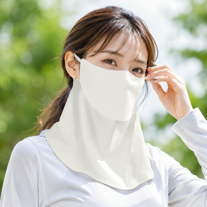 商品名冷感 UVフェイスカバー マスク 説明 顔から首元までしっかり覆い、強い紫外線から肌を守るUVフェイスカバーです。UVカット率98％・UPF50+の高い紫外線対策性能に加え、接触冷感素材を採用。ひんやり快適な着け心地で、暑い季節の屋外...