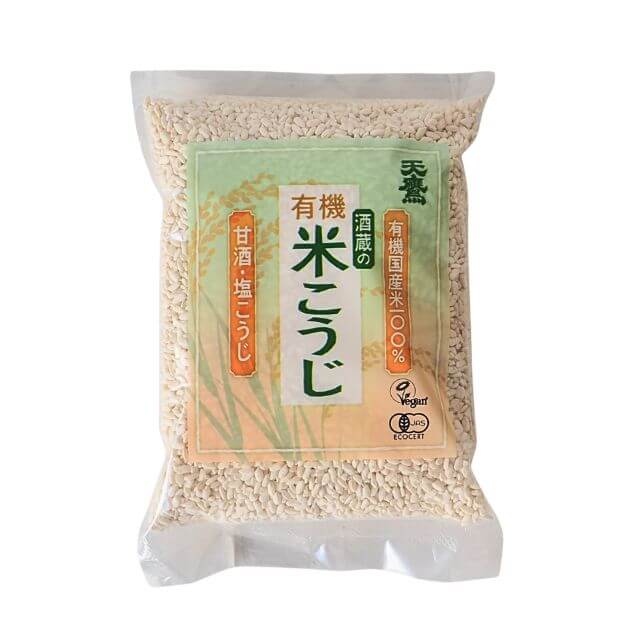 日本農林規格（JAS法）に定められた有機米を使用した米こうじです。 米こうじはミネラルやビタミンを多く含み、特にビタミンB群を豊富に含んでいることから、消化促進や疲労回復、腸内環境改善や美容効果などの健康効果があると言われています。また、米...