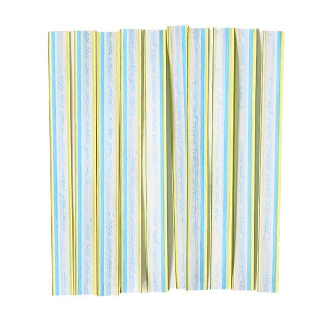 ストライプ柄が可愛いワイヤー入りのタイです。 シンプルな袋も、タイをカラフルに換えるだけでおしゃれな仕上がりのラッピングになります。 ■材質:パルプ・ワイヤー ■サイズ:10×120mm ■入数:10枚 ■配送形態:常温 ※常温便・冷蔵便・...