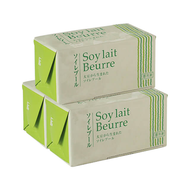大豆から生まれたおいしい植物性由来バター「ソイレブール」 豆乳クリームを主要原料として誕生した植物由来のバター様素材です。 おいしさとくちどけ感、使い勝手の良さが特徴で、プロも使用しています。 様々な料理・お菓子作りなどにバターの代用として...
