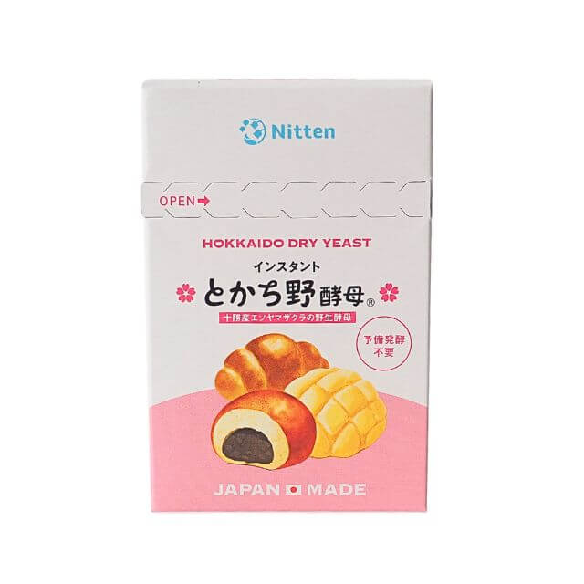 安心の国産素材、北海道ドライイースト。 食パンから菓子パンまであらゆるパンづくりに。（食パン、コッペパン、バターロール、ドーナツ、メロンパン、あんパンなど） ●地元の樹木から、十勝産エゾヤマザクラの野生酵母を開発。 ●予備発酵不要。顆粒タイ...