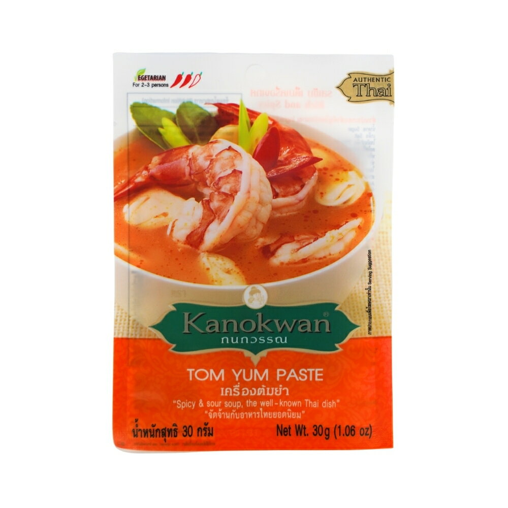 タイの「トムヤムクン」がご家庭で簡単に作れる調味料です。ほどよい辛さと酸味、スパイスの香りが食欲をそそります。 ■名称:トムヤムペースト ■原材料名:砂糖、食塩、パーム油、レモングラス、唐辛子、ガランガル、カフィアライム/酸味料、調味料(ア...
