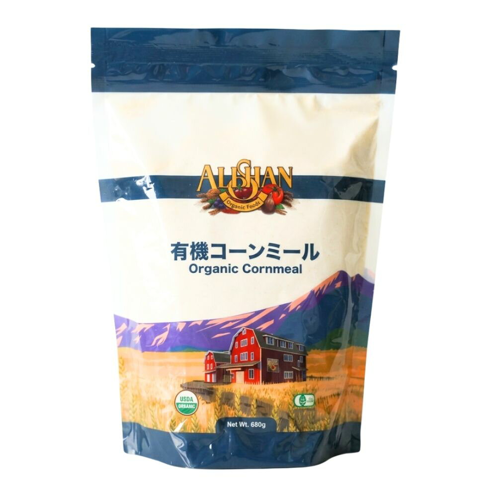 とうもろこしのあら挽き粉。コーンの粒を丸ごと粉砕しています。 コーントルティーア、コーンミールポリッジ、コーン・ブレットやマフィン、パンケーキの材料に。また、料理にコクをつけたり、揚げ物の衣にも使用できます。 ■名称:有機コーンミール ■原...