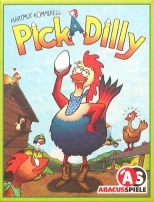 商品タイトル ピック・ア・ディリー 原題タイトル Pick A Dilly 会社・出版社 Abacus デザイナー Hartmut Kommerell プレイ人数 3〜7人 対象年齢 7〜 プレイ時間 15分 ルール説明書 日本語訳マニュア...