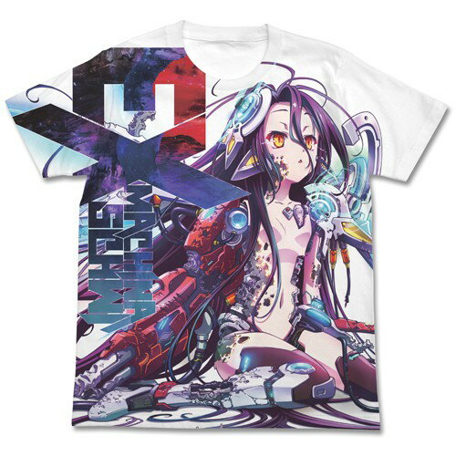 商品名 シュヴィ フルグラフィックTシャツ WHITE 登場作品 ノーゲーム・ノーライフ コピーライト (C)2014 榎宮祐・株式会社KADOKAWA メディアファクトリー刊／ノーゲーム・ノーライフ全権代理委員会 製品仕様 Sサイズ：着丈...