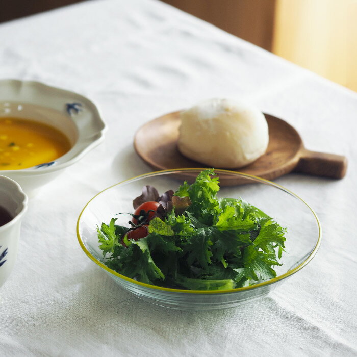 サイズ（目安） φ17×H3.9cm 重量（目安） 284g 材質 ソーダガラス 使用区分 食洗機 ○、電子レンジ ×、オーブン × 原産国 フランス　加工：日本 ■ご確認ください ●ガラス製品は、製造上どうしてもできてしまうポッチや小さな...