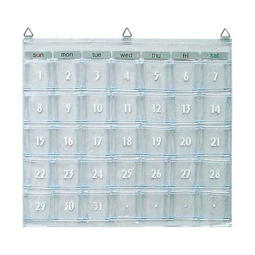 ●1ヶ月間の伝達や薬の管理用など色々な使い方ができます。●曜日は差し替えカード式です。●材質：PVC(ポリ塩化ビニル樹脂)●ポケットサイズ：75*75mm●ポケット数：35個●縦*横(mm)：500*545●事業者向け商品です。リニューアル...