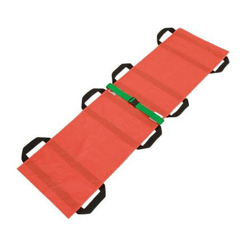 ●救護にも介護にも簡単に使用できる担架です。●携帯が楽なコンパクトサイズで、収納袋付きです。●持ち手が8か所で体重のある方でも楽に搬送が可能です。●公的機関試験済です。●サイズ：180cm(±2cm)*横幅52cm(±2cm)●重量：0.9...