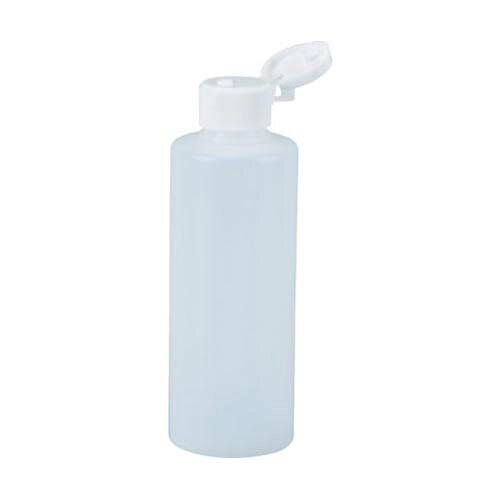 ●汎用性の高い、細口PE容器です。●直径(mm)：50.0●高さ(mm)：145.0●容量(mL)：200●色：半透明●ヒンジキャップ仕様●耐熱温度：40度●材質／仕上：ポリエチレン(PE)●40度以上の液体を入れて使用しないでください。●...
