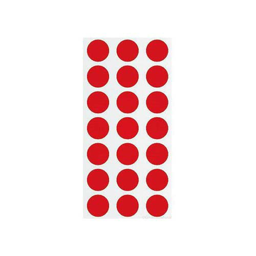 ●低温冷凍での長期保管や色分けに適しています。●ドットサイズ(mm)：直径19●色：赤●使用温度範囲：-80〜+110度●シートサイズ：レターサイズ(215.9*279.4mm)●事業者向け商品です。リニューアルに伴い、パッケージ・内容等予...