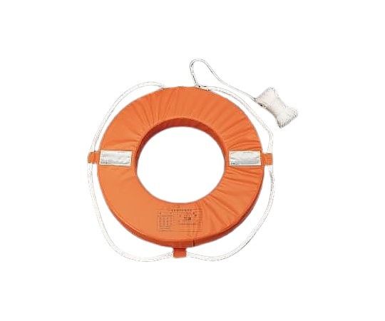 ●国土交通省型式承認品（第4075号）（合格印入り／桜マーク）●小型船舶用救命浮環です。●小型船舶の法定備品として、また防災用品としてもお勧めです。●水辺の施設の備品としても適しています。●直径4mm×15mの救命ロープ付●サイズ：550（...