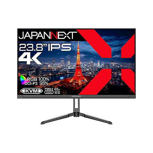 ●23.8インチのコンパクトサイズと4K（3840x2160）の高解像度を両立した省スペースながらも快適なデスク環境を実現した液晶モニターです。●あらゆる角度から見ても色やコントラストの変化がおきにくいIPSパネルを搭載し、広視野角上下左右...