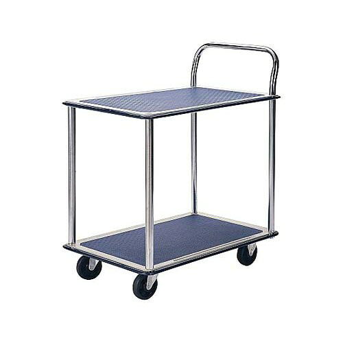 ●本体：スチール（粉体塗装）、ハンドル：スチールクロームメッキ、マット：PVC●8-0000-0000 PH-1501T-2●外寸：720×465×H860●棚間隔：520●中棚有効間口：610●車輪：エラストマー直径100×自在×2 直径...