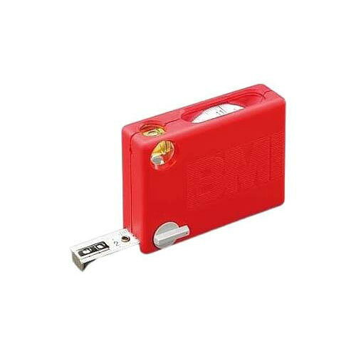 ●最小目盛1mm●ポリアミドケース、コンパス付●ストッパー付●レベル付●ニッケルプレートがエンドオンとフックオンの計測ができます。●内側の測定値はケース上部から直接読み取ることができます。●ボディ底面にコンパス針があります。●テープは防錆処...